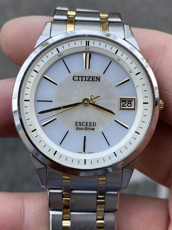 Citizen Exceed Eco-Drive Quartz Analog H113-t016197 Titanium Men’s ...