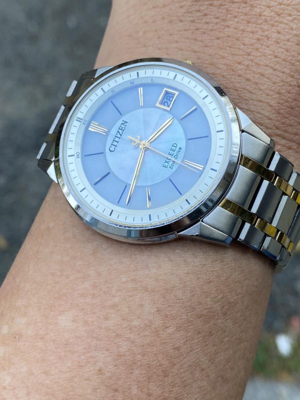 Citizen Exceed Eco-Drive Quartz Analog H113-t016197 Titanium Men’s ...