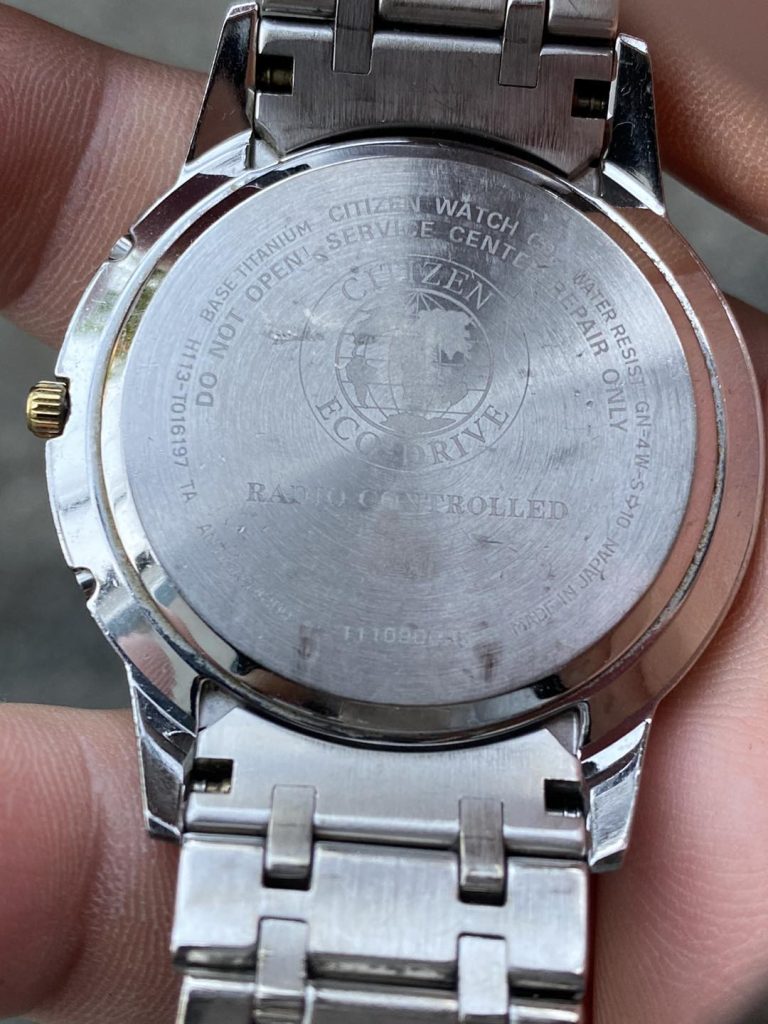 Citizen Exceed Eco-Drive Quartz Analog H113-t016197 Titanium Men’s ...