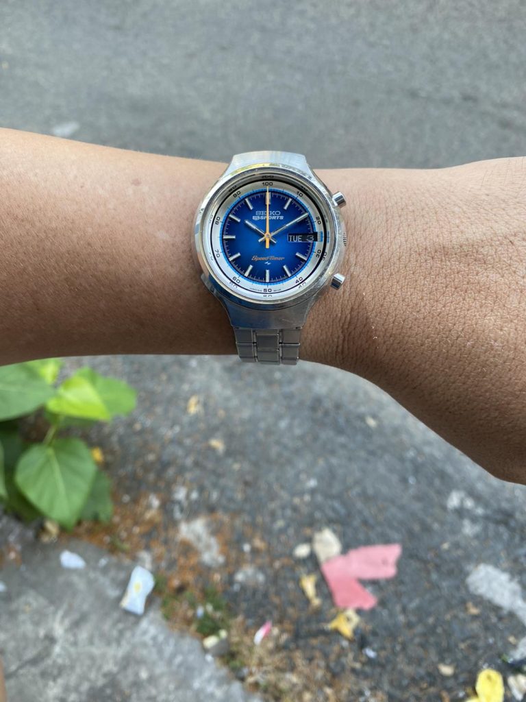 Seiko 5 Sports Speed Time automatic 7015-8000 – Long's Fine Watches