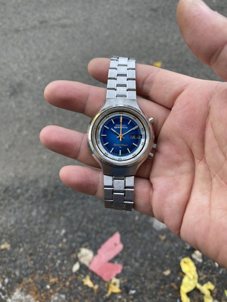 Seiko 5 Sports Speed Time automatic 7015-8000 – Long's Fine Watches