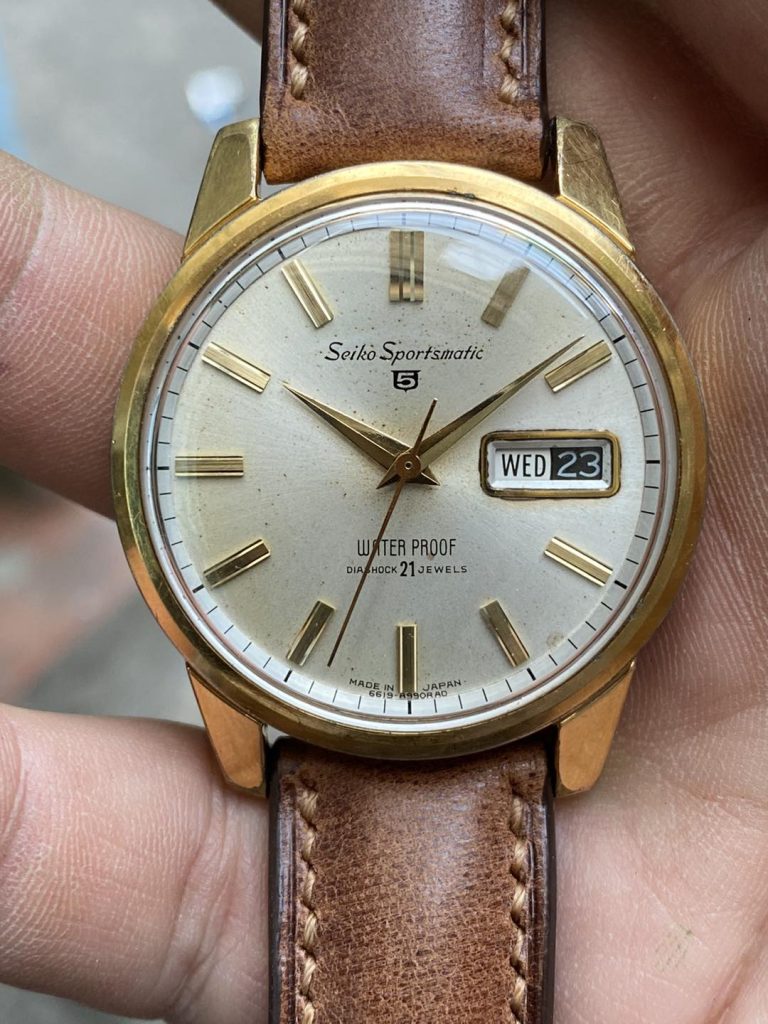Seiko 5 Sportsmatic,Cal.6619-8970 day date – Long's Fine Watches