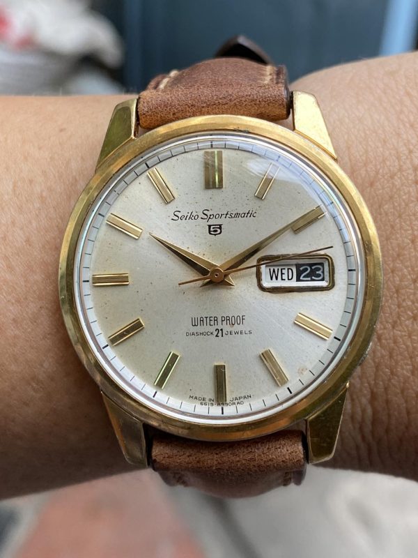 Seiko 5 Sportsmatic,Cal.6619-8970 day date – Long's Fine Watches