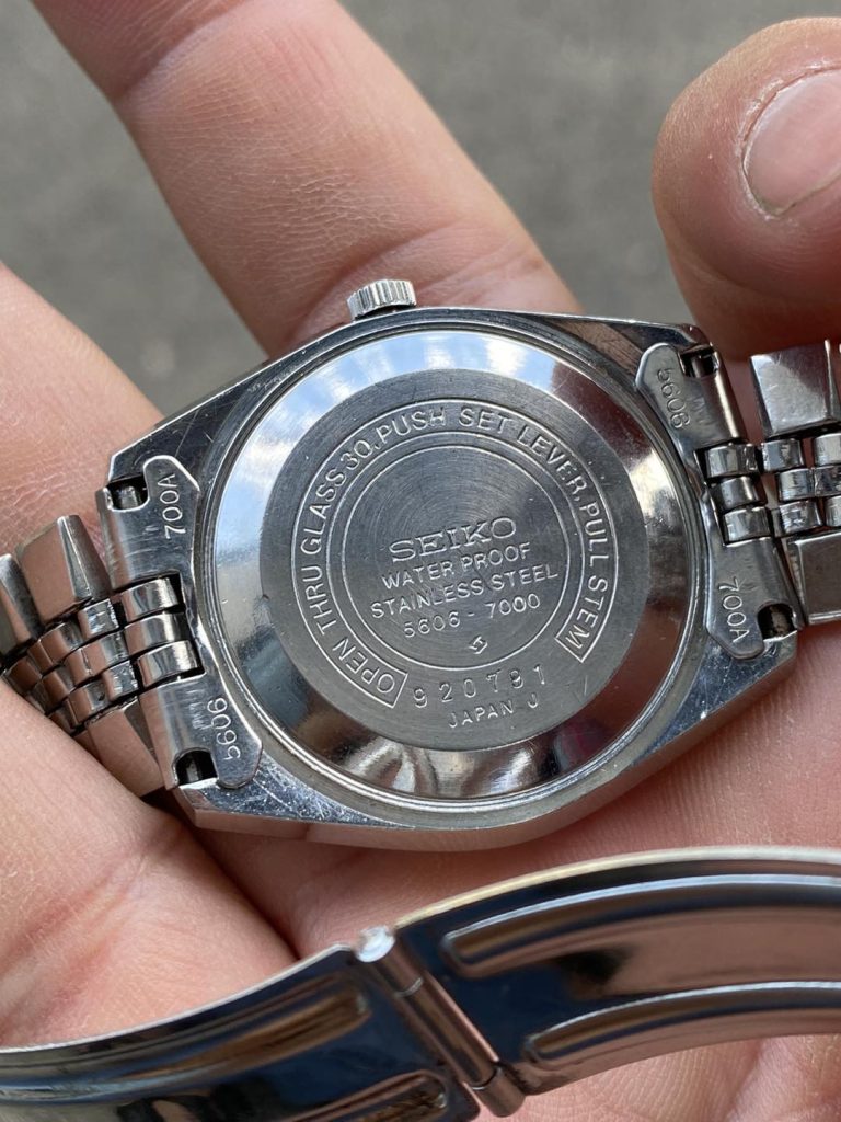 Seiko LM automatic, Cal.5606-7000 day date, made in Japan Case no ...