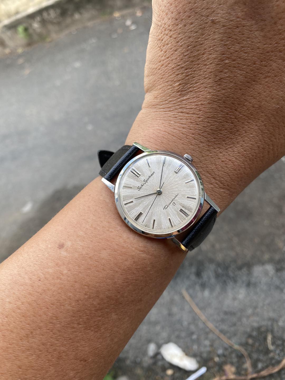 Seiko Sportsman J14087 hand winding Diashock 17 jewels, Cal.436 case no ...