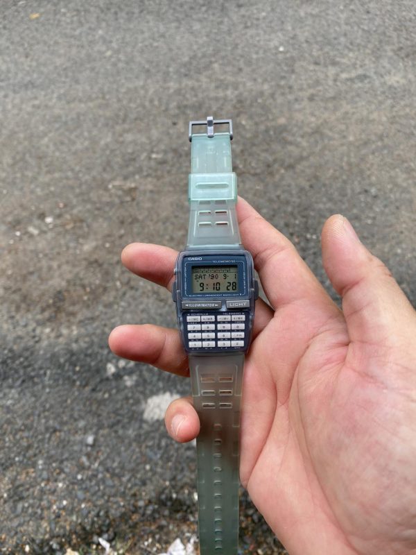 VINTAGE CASIO DIGITAL CALCULATOR WATCH TELEMEMO 50 ILLUMINATOR DBC-63 / The Disneys Store ...