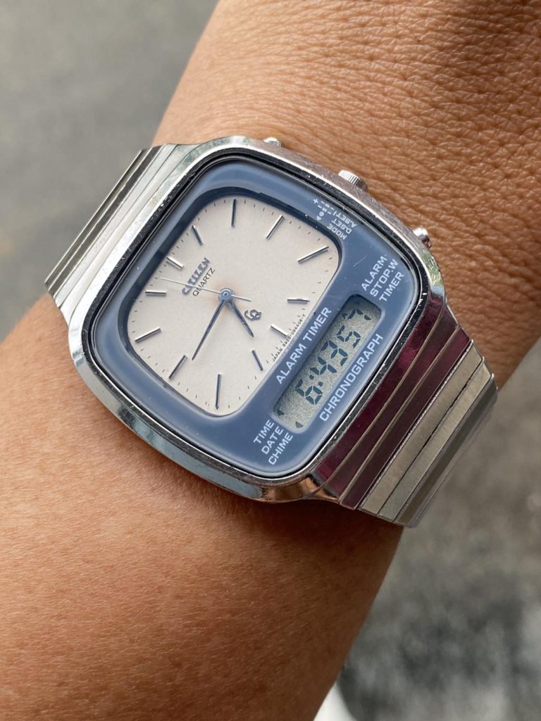 Citizen 41-8111 Ana-Digi Vintage Quartz Watch 4-099354 TA case no ...