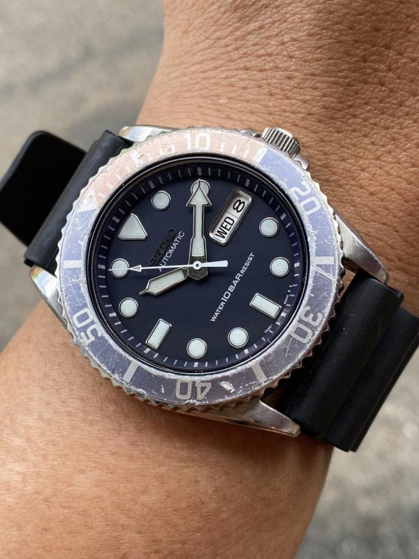 SEIKO SUBMARINER DIVER 7S26-0040 SKX033J 10 BAR AUTOMATIC MEN’S WATCH ...