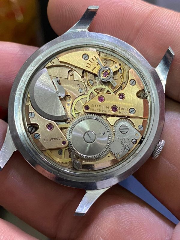 Buren Grand Prix Super Slender automatic case no.77006 , swiss made ...