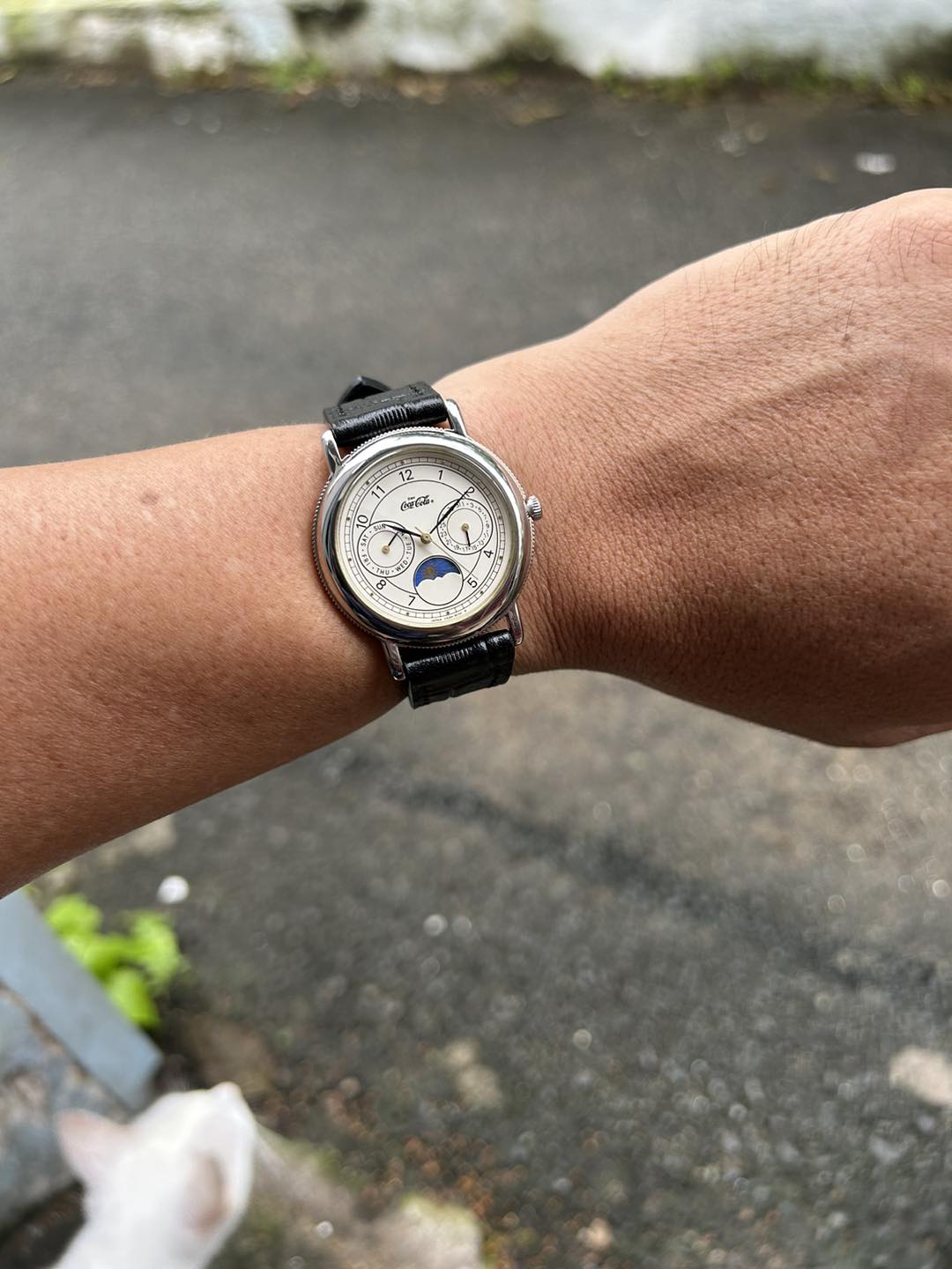 Seiko Coca Cola Moon Phase Quartz Watch VX3H-6C20, made in Japan ...