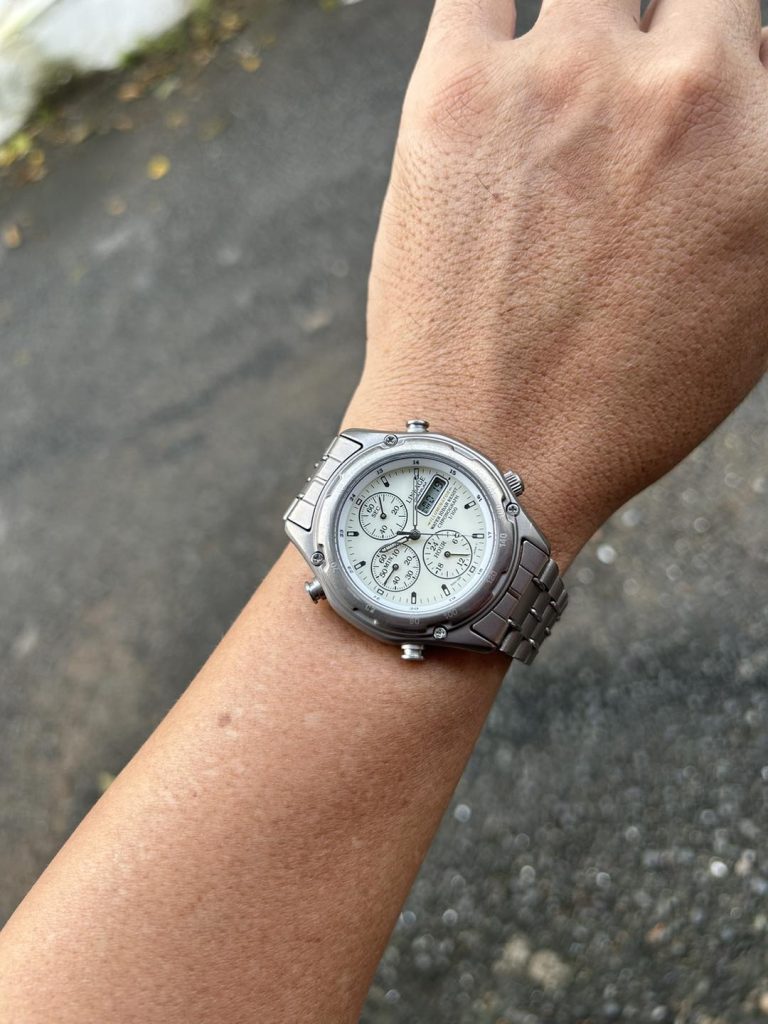 Casio Lineage Analogue Digital Titanium Chronograph LIS-001 1325 Mod ...