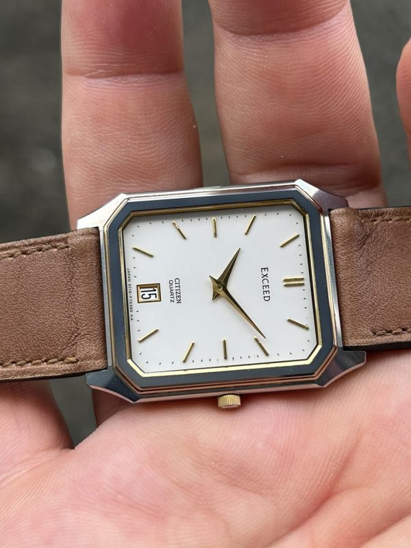 Authentic Exceed Citizen tank Quartz 5777-F70272 NA Vintage / case no ...