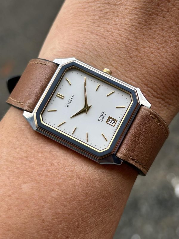 Authentic Exceed Citizen tank Quartz 5777-F70272 NA Vintage / case no ...
