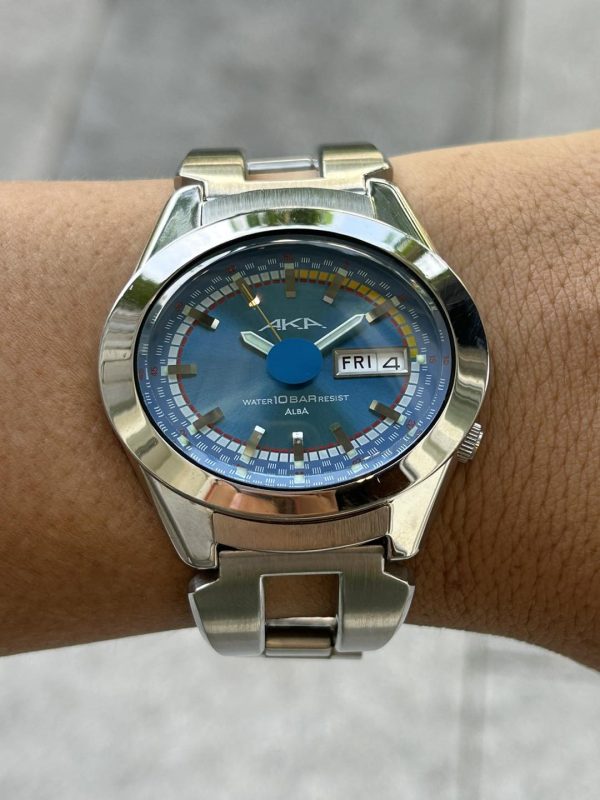 Men’s vintage Seiko AKA Alba Quartz watch V743-5A10 Case no.940079 ...