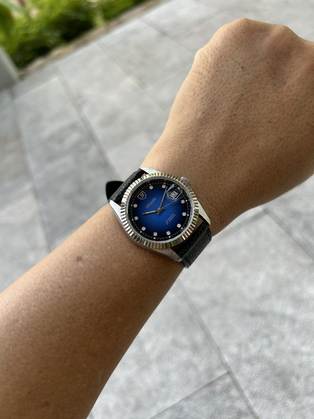 Nivada automatic watch Stainless steel , made in Japan. – Long's Fine ...