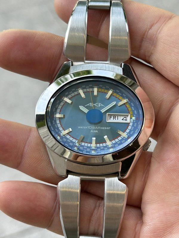 Men’s vintage Seiko AKA Alba Quartz watch V743-5A10 Case no.940079 ...