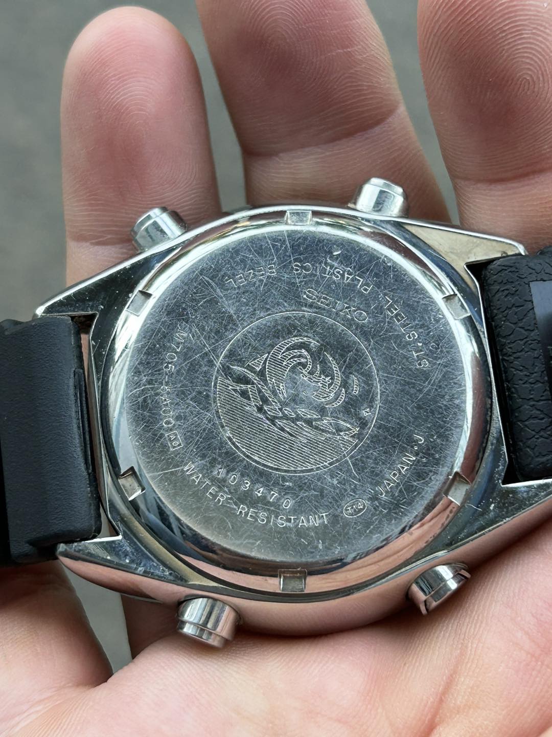 Rare Vintage 1991 SEIKO SCUBA MASTER 200M M705-5A00 Diver’s Digital ...