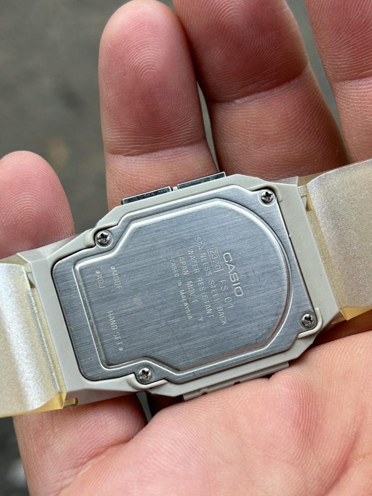 Casio Dual Time Analogue Digital FS-01 Module 2320 , made in Japan ...
