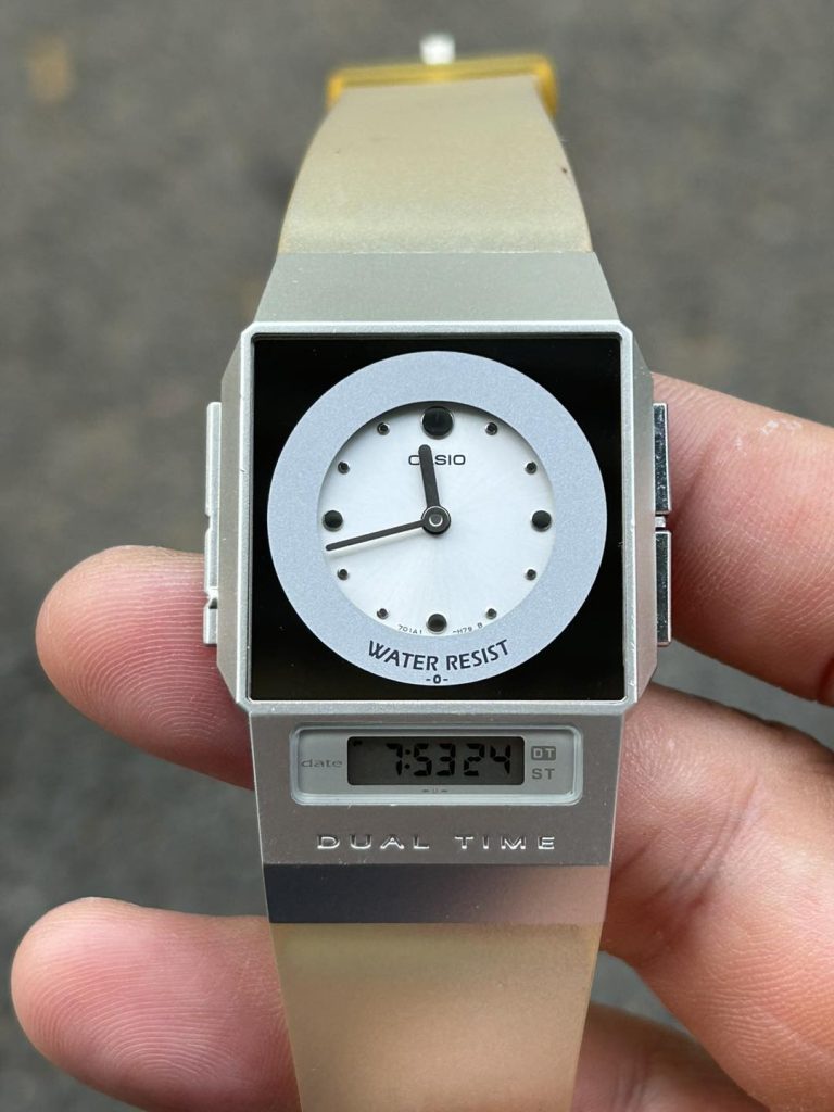 Casio Dual Time Analogue Digital FS-01 Module 2320 , made in Japan ...