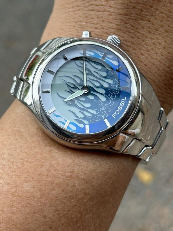 Rare Fossil Digital Big Tic Quartz Watch JR-8222 / case no.300311 ...