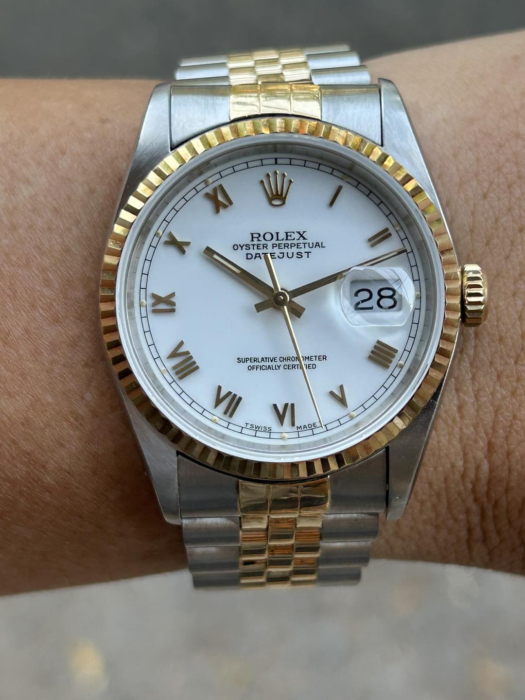 Rolex Datejust 16233 , S Serial , date 1994, Size:36mm , Cal.3135 ...