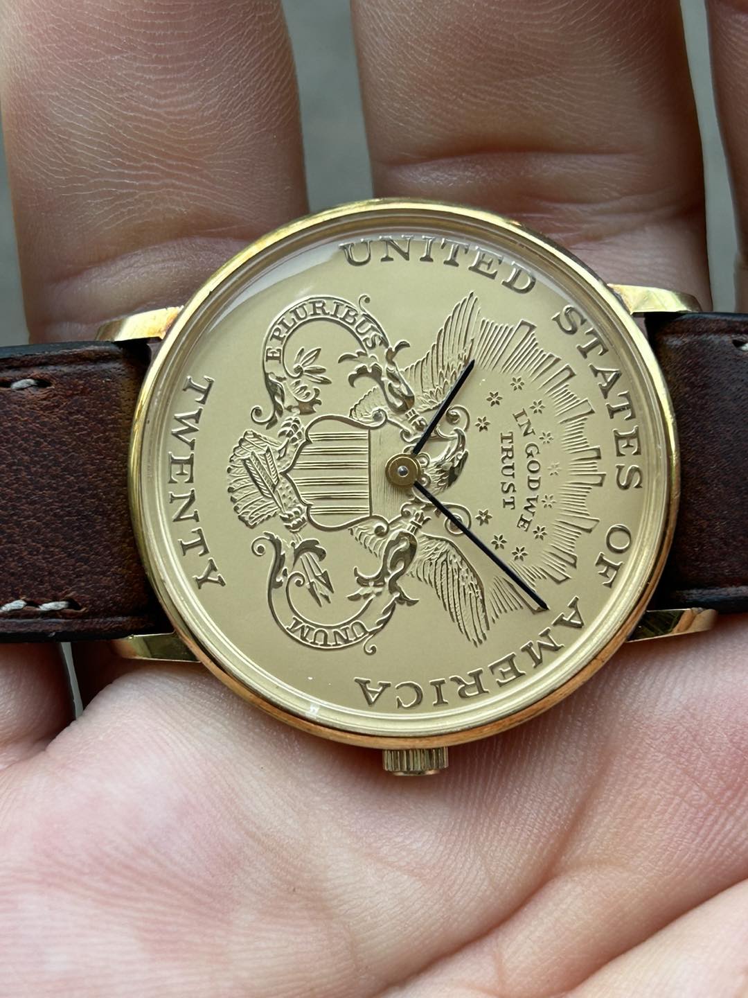 United States of America / Aristo Twenty Coin Watch West Germany / case ...