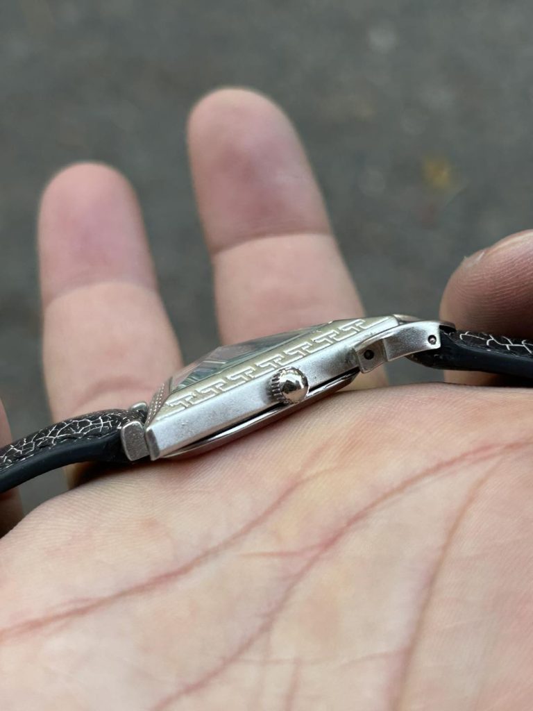 Triangle style case Quartz watch , made in Japan. – Long's Fine Watches