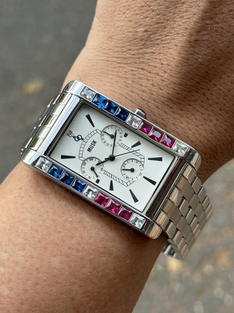 Musk Tank Quartz watch MM-2163 , made in Japan. – Long's Fine Watches