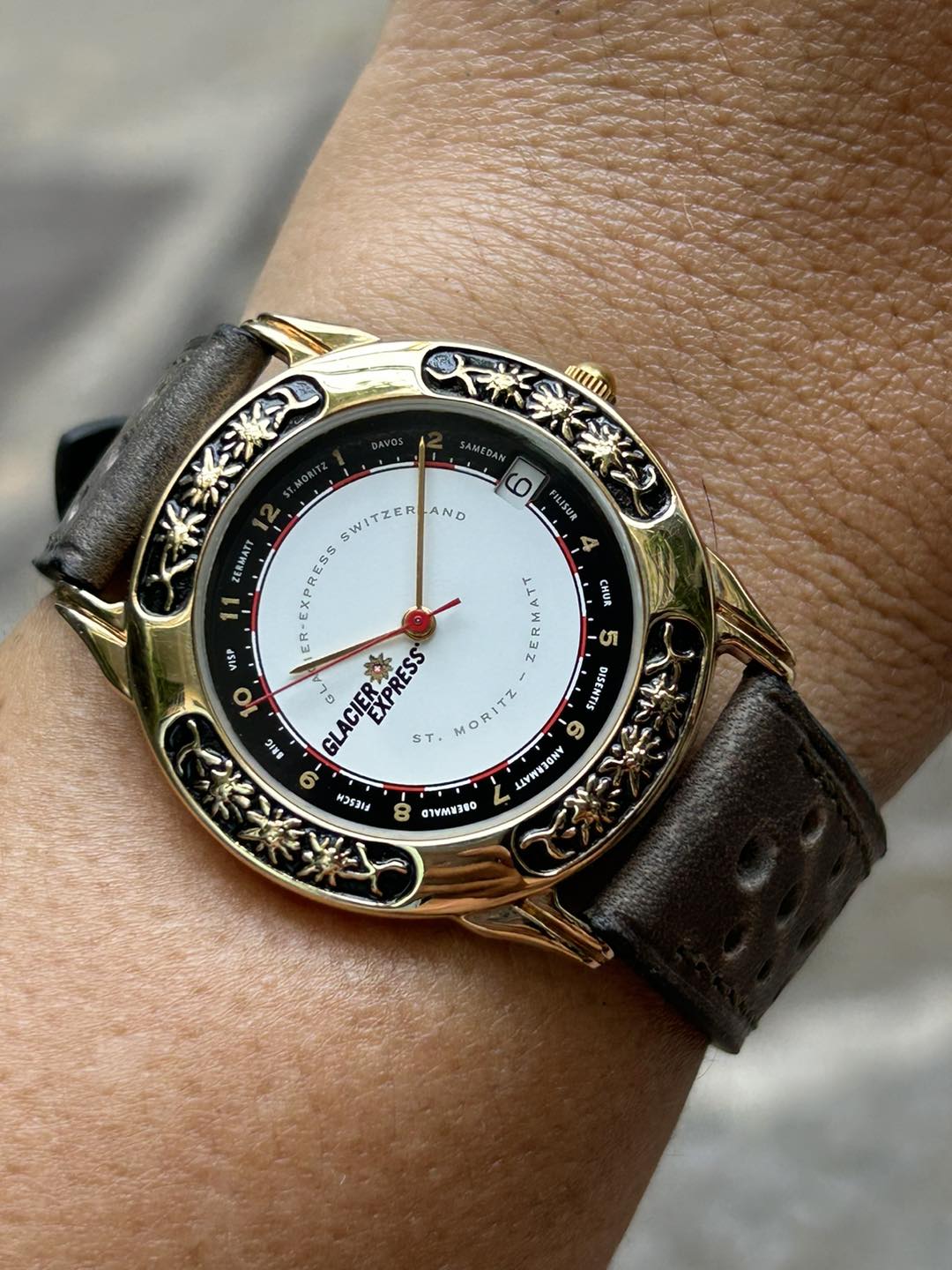 Glacier Express St.Moritz / Davot-Zematt Quartz watch , Swiss made ...