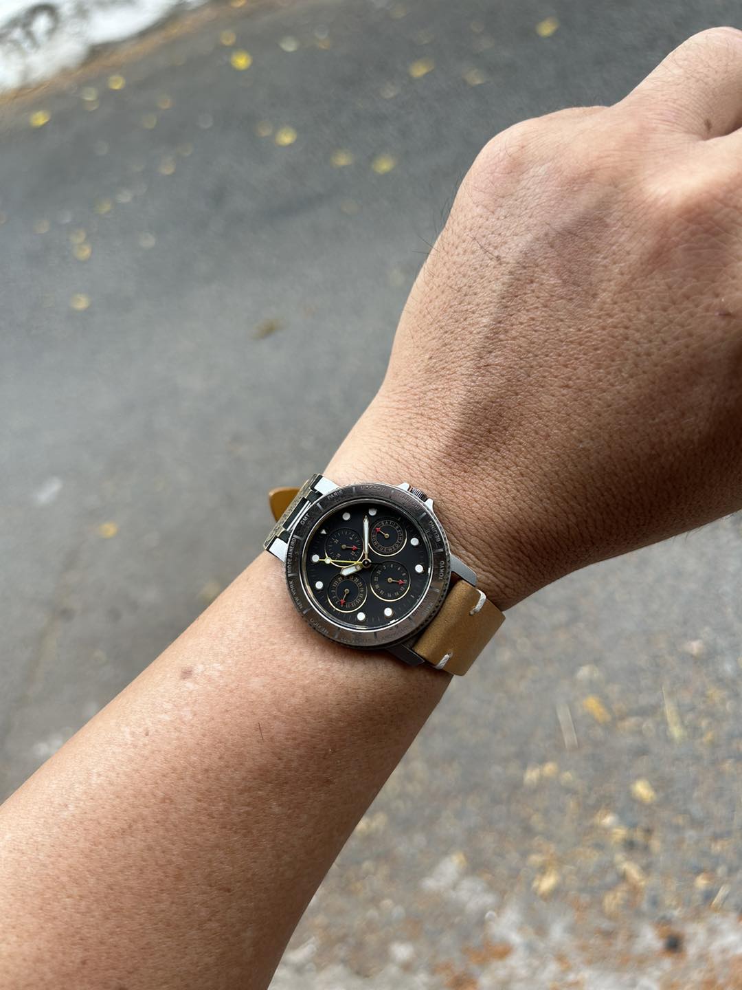 Camel Trophy Green Belt Patented Model 4P40 Quartz watch , made in ...