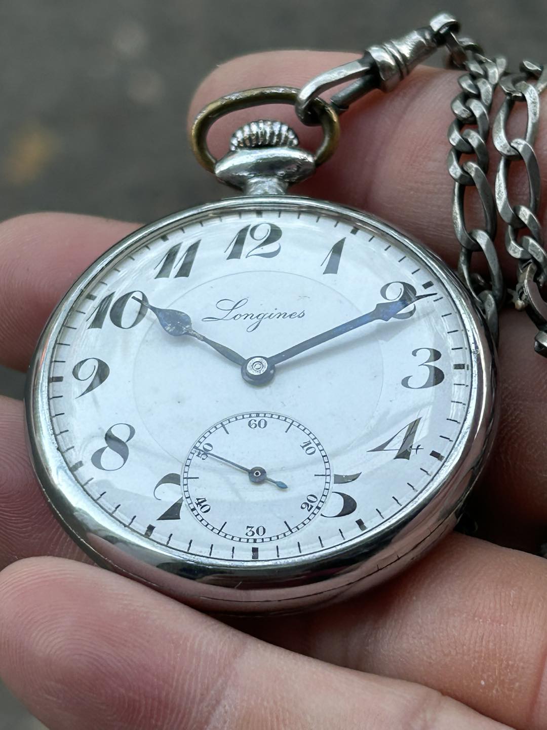 Longines 15 Jewels pocket watch hand winding / case no.542317, Swiss ...