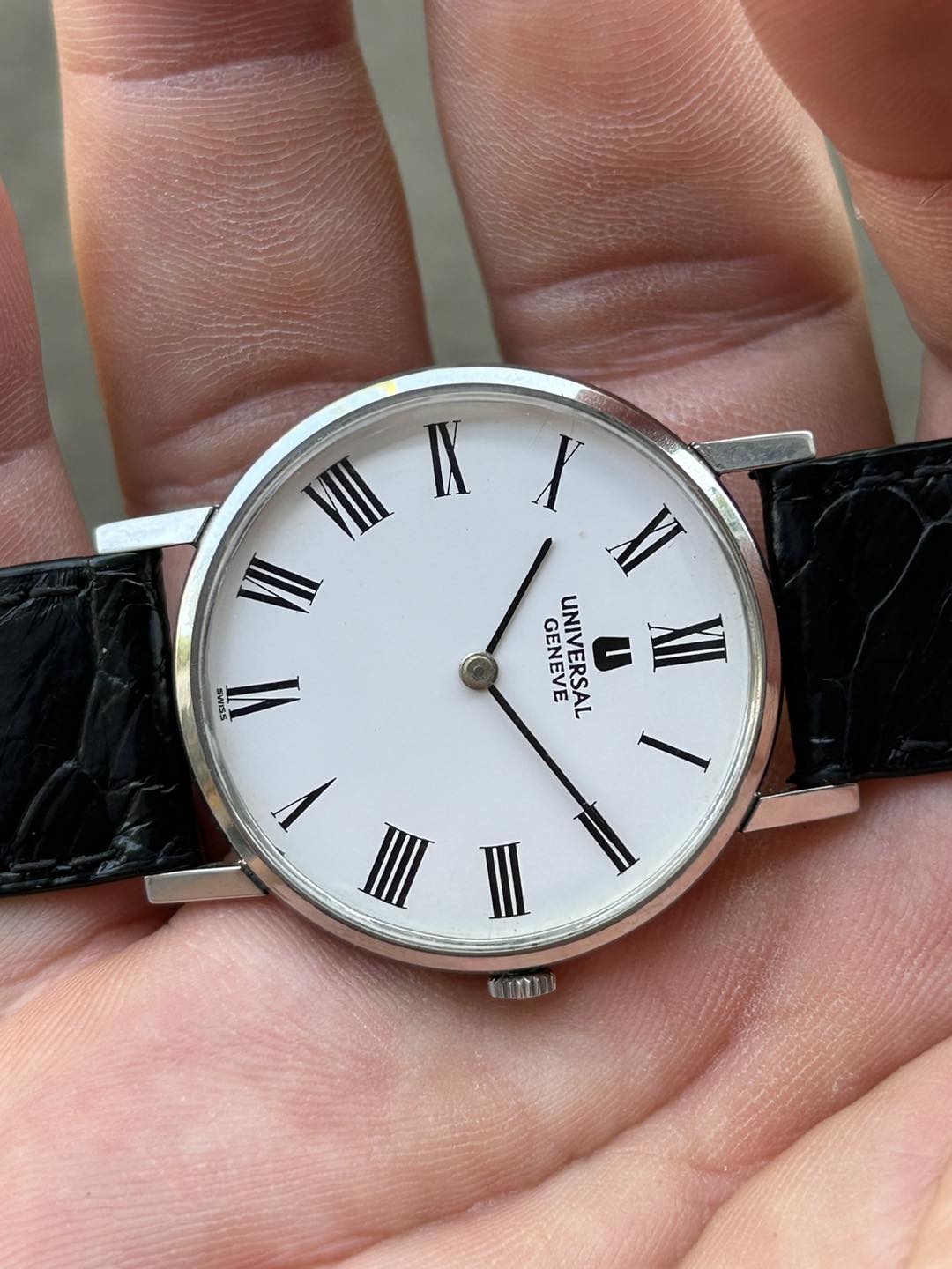 Universal Geneve hand winding 17 Jewels Cal.1-42 842109 / Case no ...