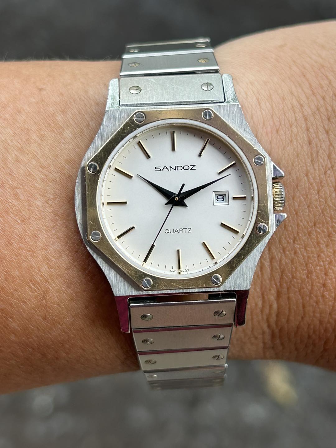 Sandoz Quartz watch 0374-82, Swiss Made. – Long's Fine Watches