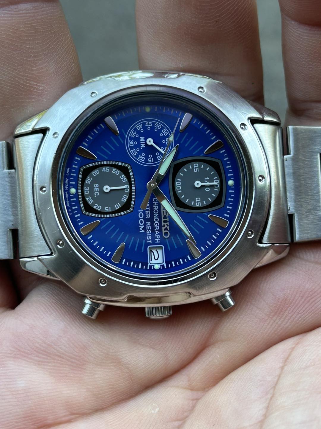 SEIKO CHRONOGRAPH V657-9060 Chronograph Quartz Men’s watch / case no ...