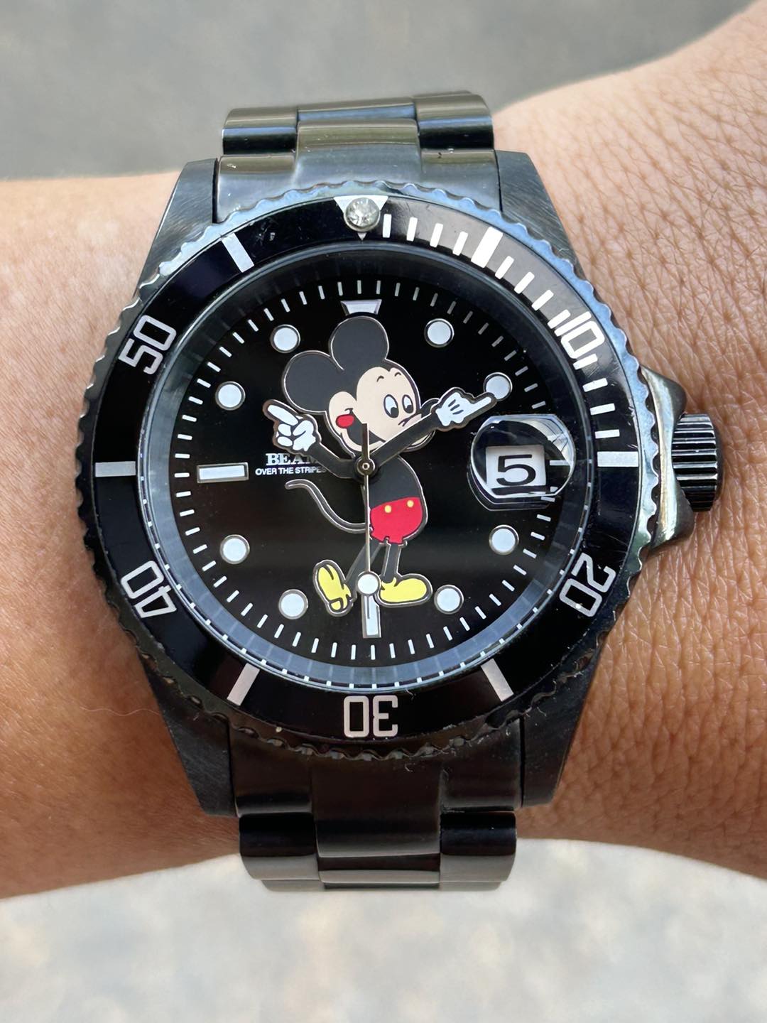 Mickey Mouse Over the Stripes – Beam Exclusive , made in Japan. – Long ...