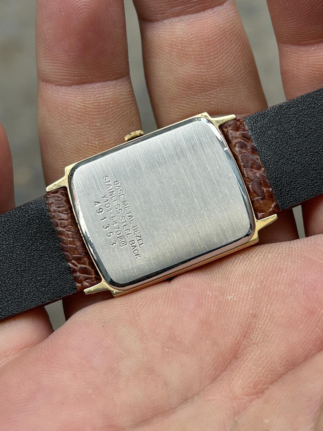 SEIKO ALBA Tank antique Quartz watch Y101-5470 / case no.491353, made ...