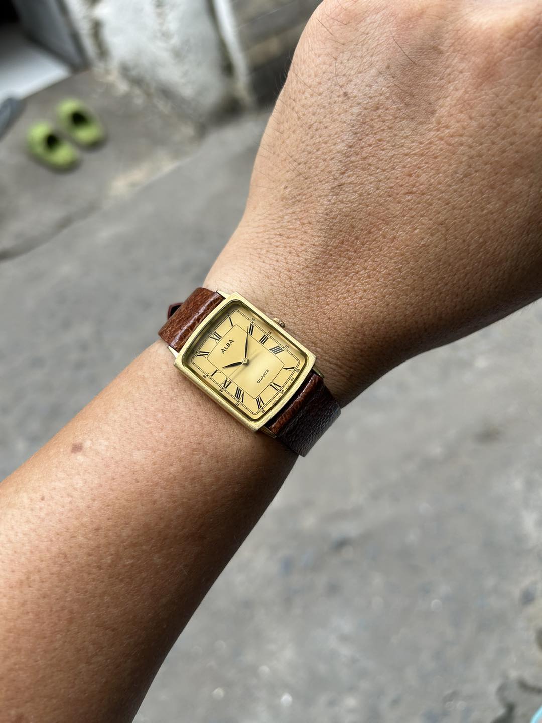 SEIKO ALBA Tank antique Quartz watch Y101-5470 / case no.491353, made ...