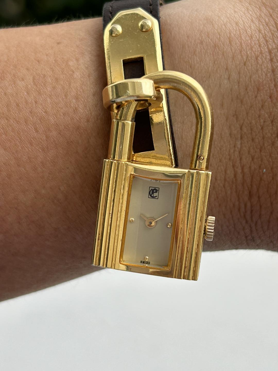 CE Kelly Manual Winding Necklace Watch Gold Plated 10 Microns ,Swiss ...