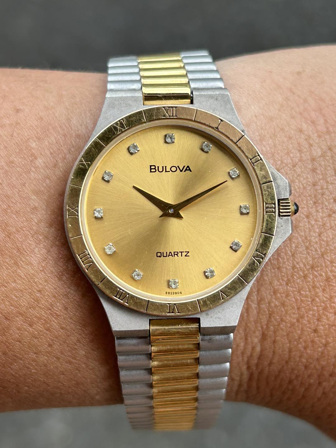 Bulova Quartz Watch 8823904 BASE METAL BEZEL STAINLESS STEEL BACK WATER ...