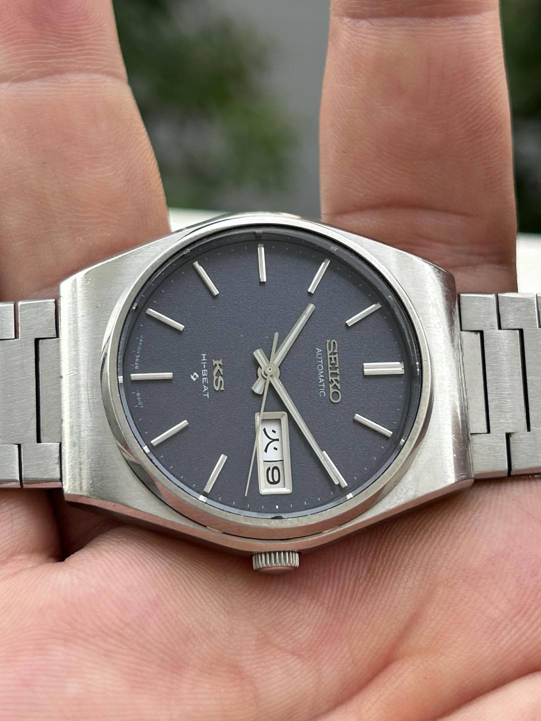 Seiko KS automatic watch , Cal.5626-8010 day date, hi beat 28800 / case ...