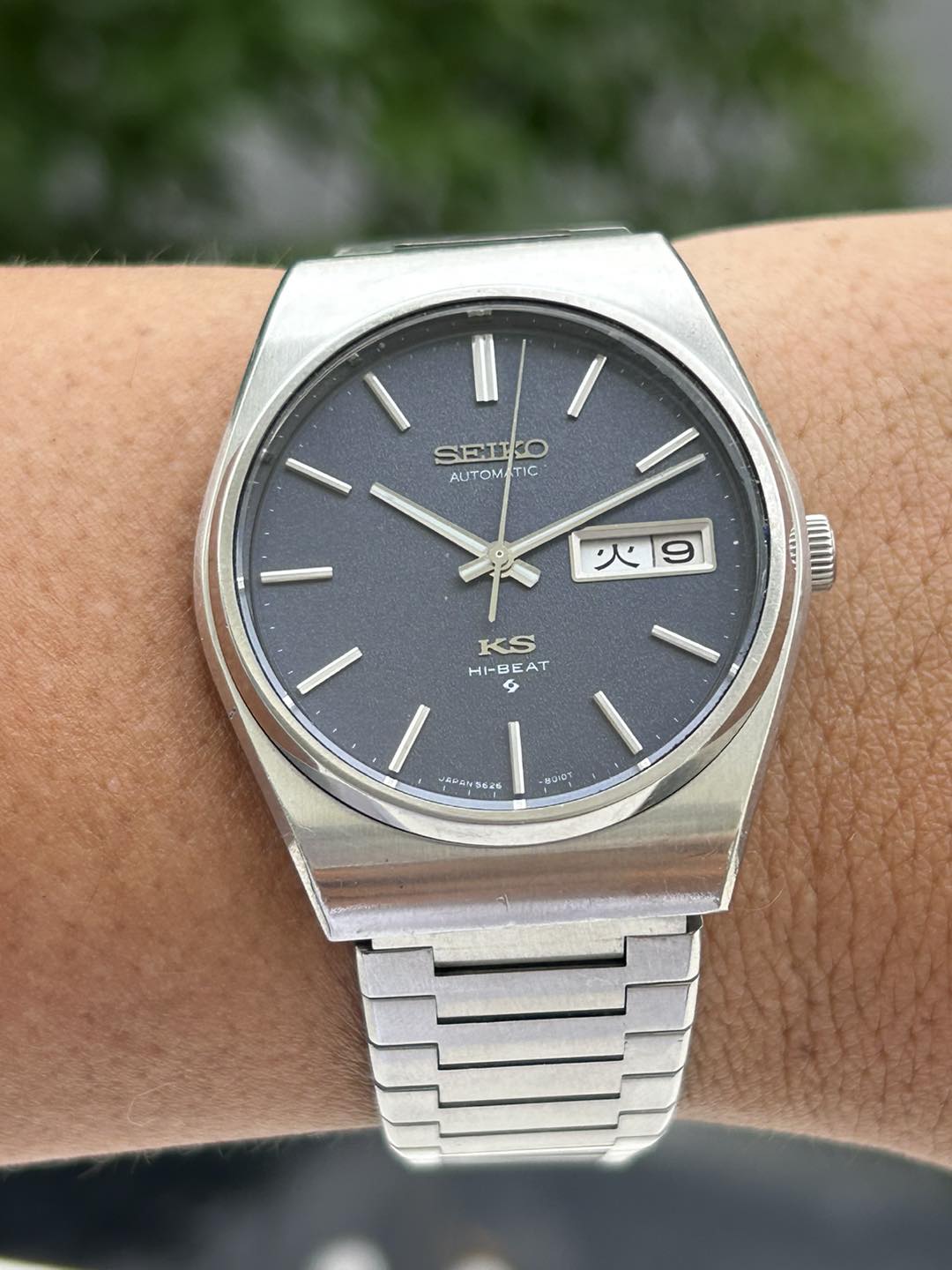 Seiko KS automatic watch , Cal.5626-8010 day date, hi beat 28800 / case ...