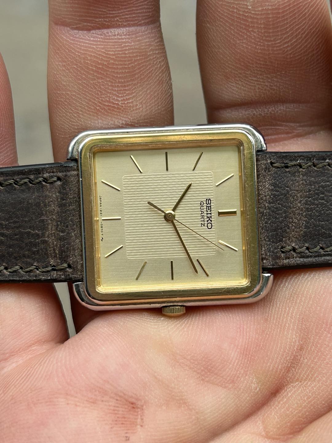 Seiko Quartz 1221-5610 Man watch/ case no.451216 , made in Japan ...