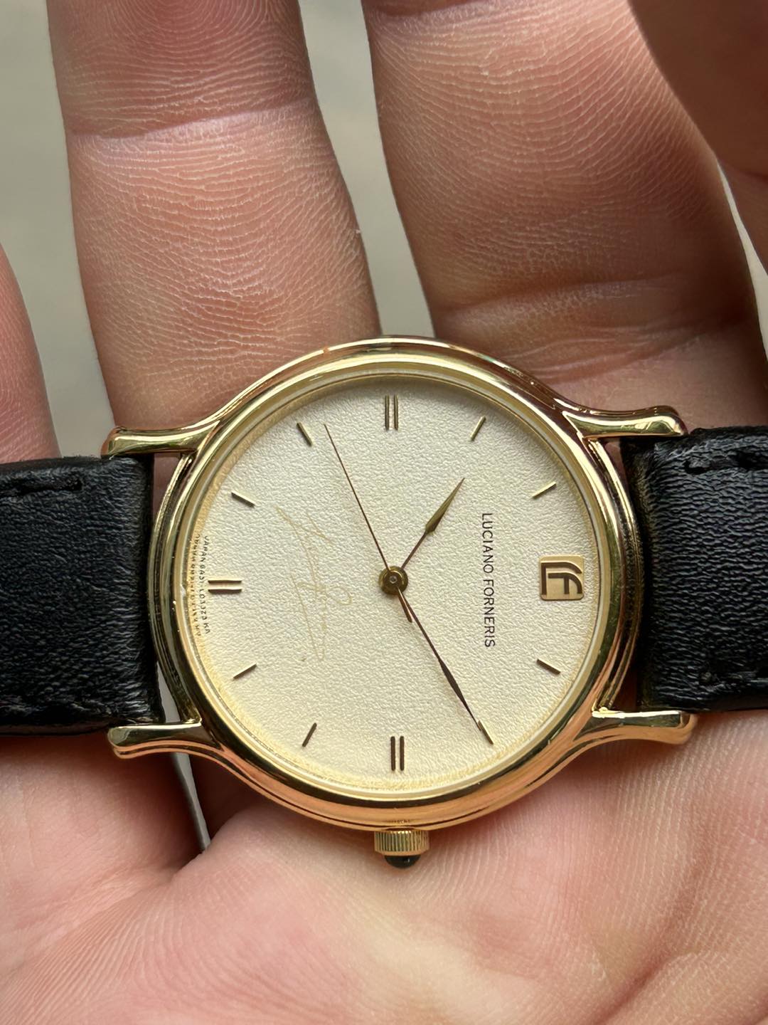 Citizen LUCIANO FORNERIS Quartz watch 6A31-409671 Y0 / case no.8121795, made in Japan . – Long's ...