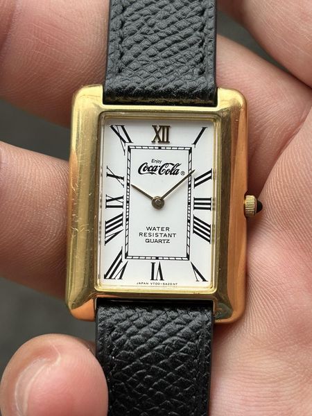 Seiko Coca Cola tank Quartz Watch VT00-5A20NT , made in Japan. – Long's ...
