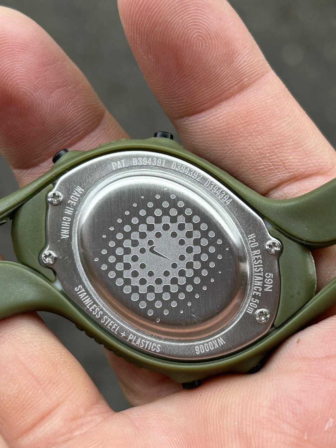 Nike Triax Digital vintage watch PAT.D394391 D394392 D394394 WK0006 ...