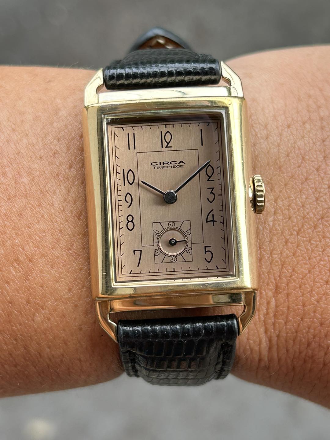 Circa Timepiece Quartz Vintage watch 23K GOLD PLATE CT102T , made in Japan. – Long's Fine Watches