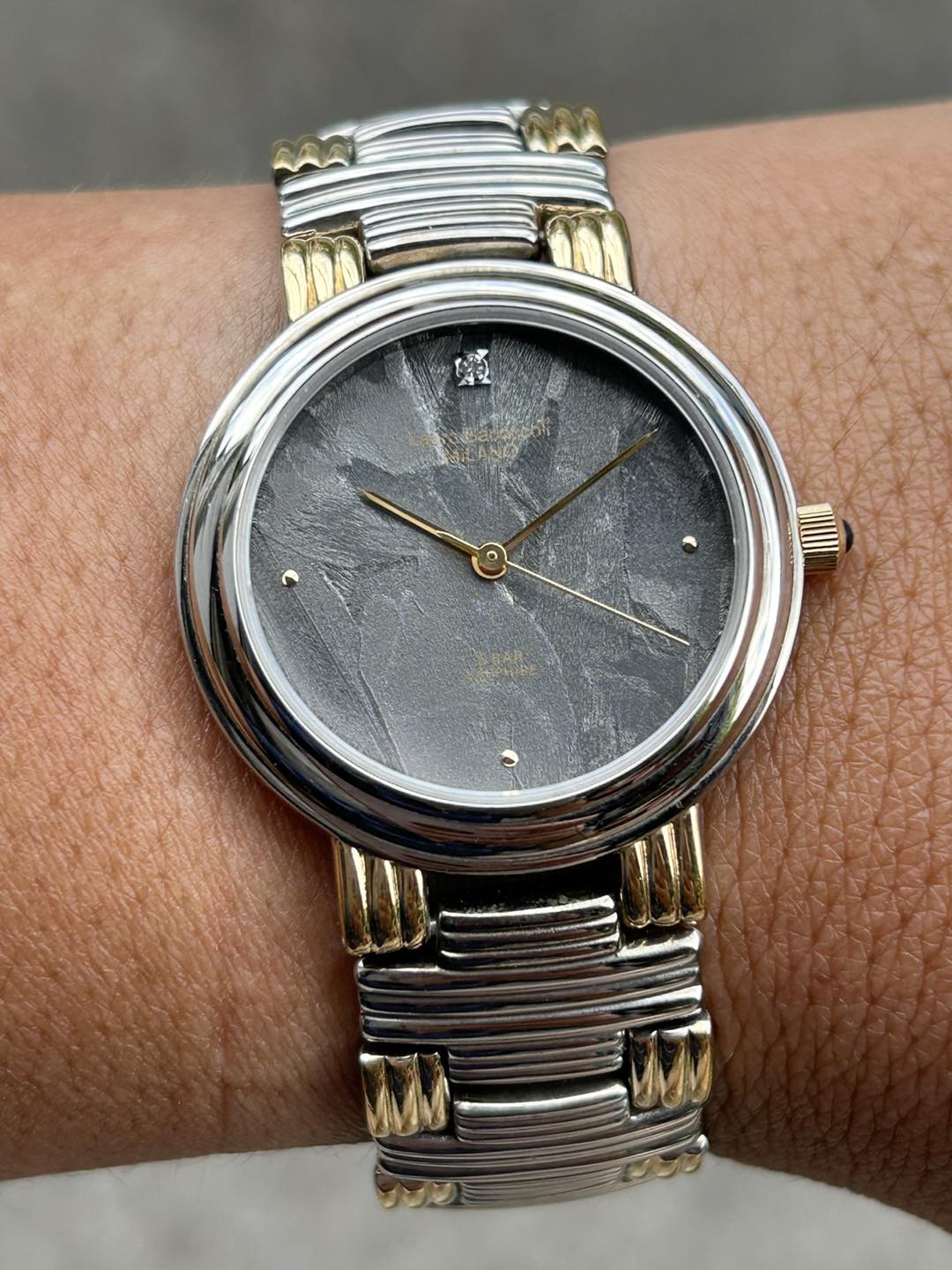 Laura Bacoccoli Milano Quartz Vintage watch stainless Steel back ...
