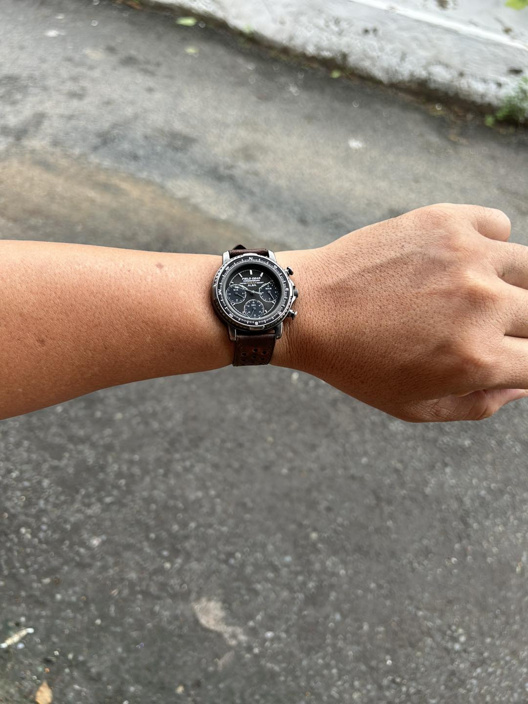 Vintage Alba Field Gear Chronograph watch V654-6000/ case no.281812 ...