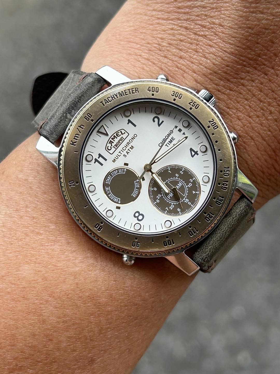 Camel Trophy MULTICHRONO 5 ATM Chrono Time Quartz watch, made in Japan ...