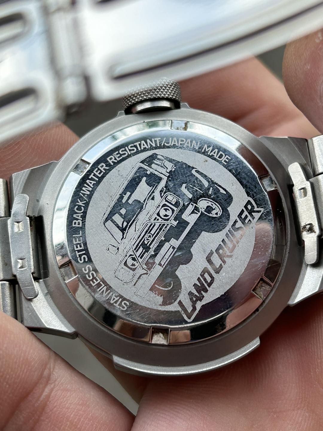 Land Cruiser quartz watch stainless steel back /made in Japan. – Long's ...